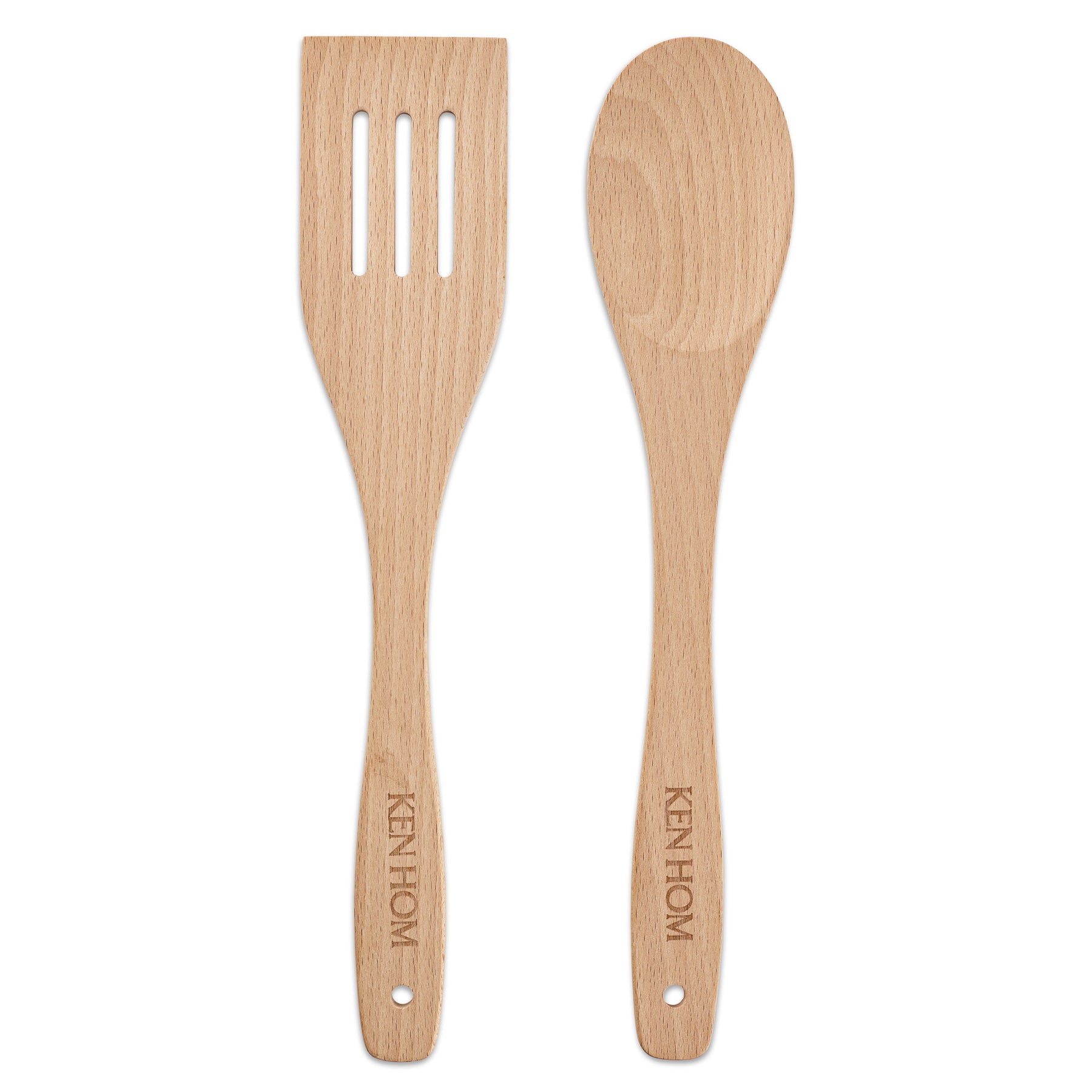 Ken Hom Woks Classic 5 Piece Wok Set With Lid, Spatula and Spoon 31cm